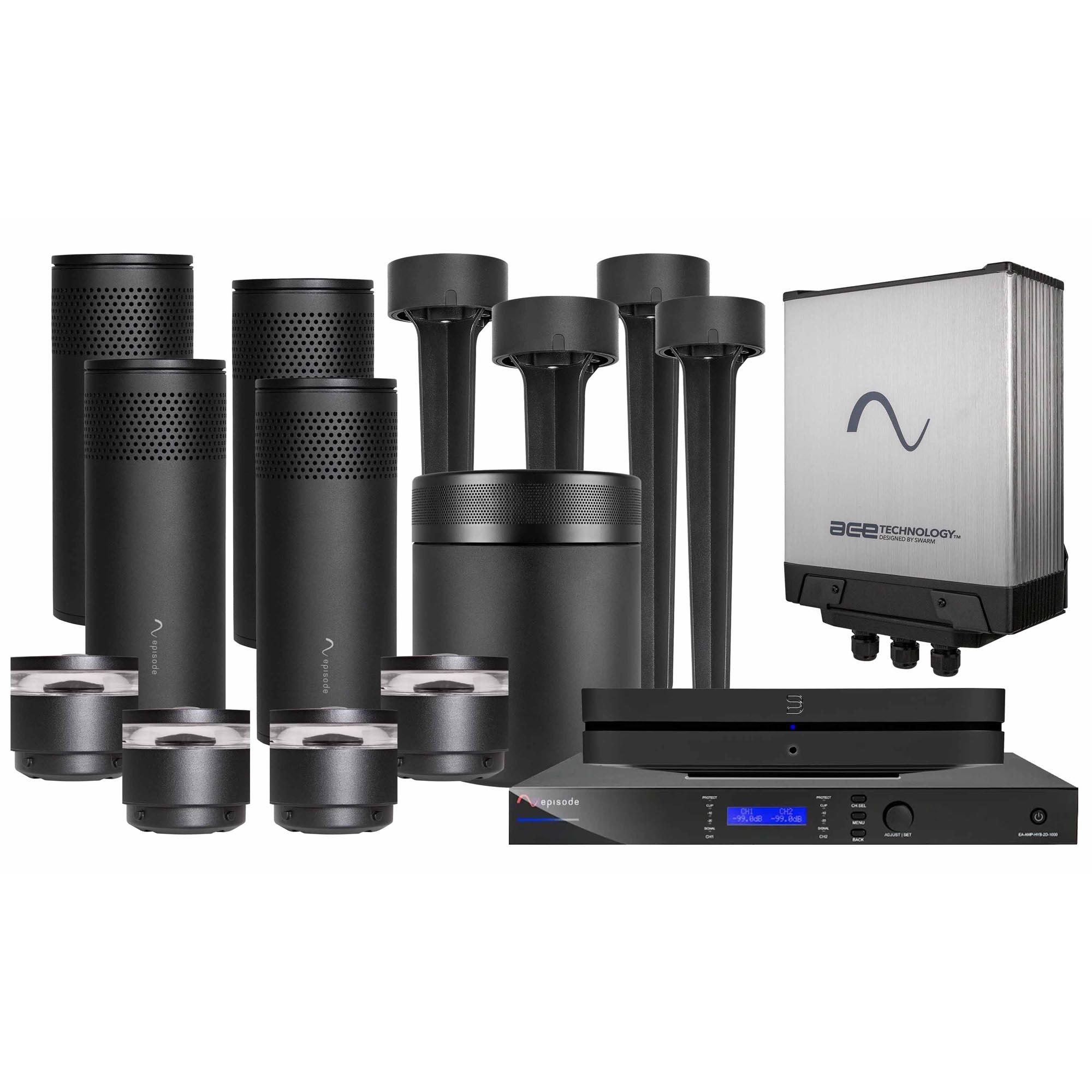 Episode Radiance Outdoor Bollard Audio & Lighting System – Audio Trends