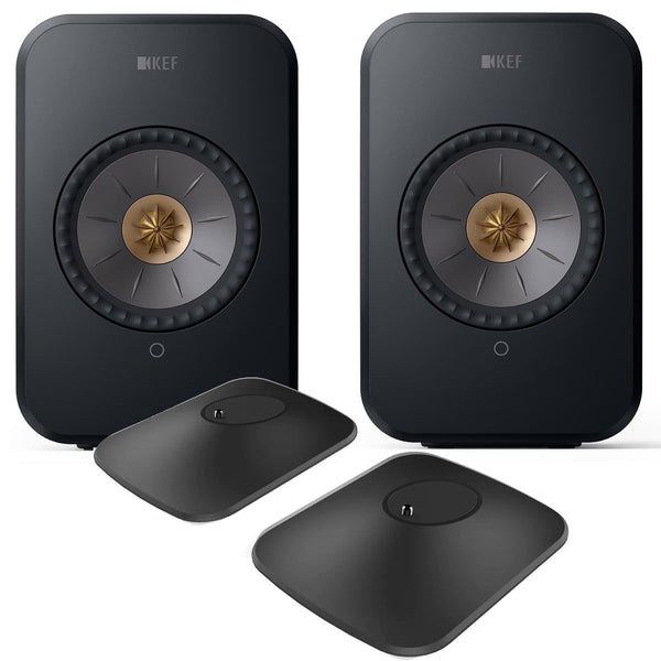 KEF LSX II Wireless Speakers + P1 Desk Pads | Audio Trends